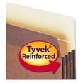 File Pockets, Letter Size, 3-1/2" Expansion, Straight Cut Tab, Redrope ...