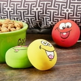 Vibrant Life Playful Buddy Emoticon Dog Chew Toy, Chew Level 2, 3 Count ...
