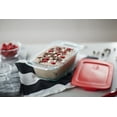 Pyrex Baking Dish, Easy Grab 1.5-Quart Glass Loaf Pan for Cooking Bread ...