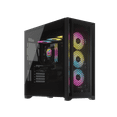 CORSAIR iCUE 5000D RGB AIRFLOW Mid-Tower Gaming Case, Black - 3x AF120 ...