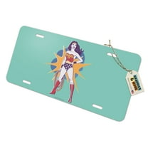 Wonder Woman Character Novelty Metal Vanity Tag License Plate - Walmart.com