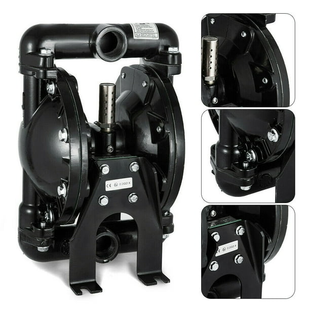 Wuzstar Air-Operated Diaphragm Pump 1 inch Inlet & Outlet, Air ...