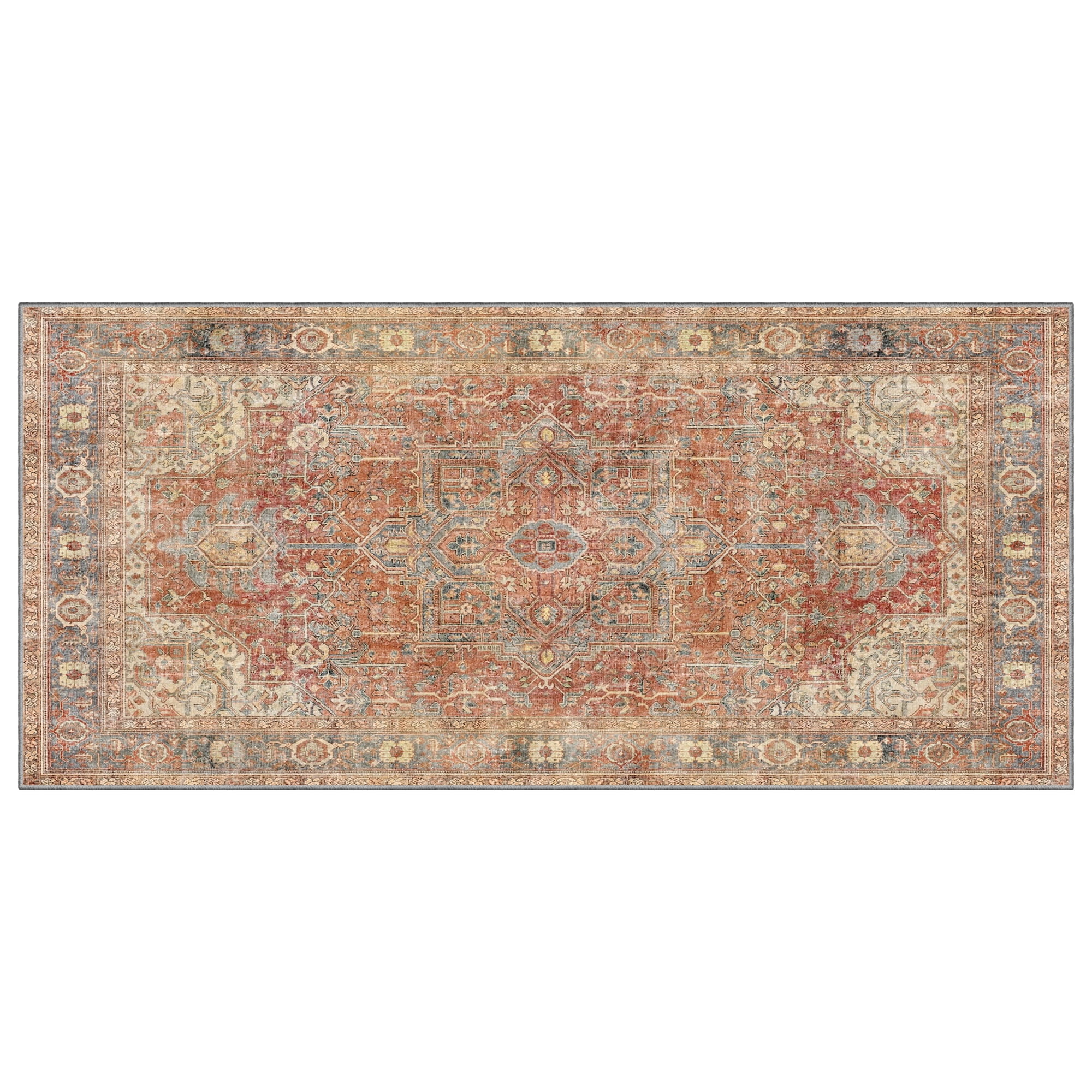 Click here for Mainstays Vintage Distressed Persian Area Rug  Rus... prices