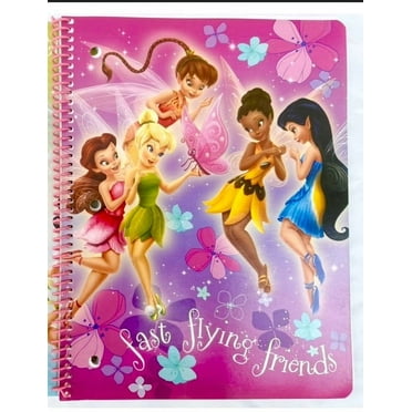 Disney Fairy Tinker Bell and Flutter Friends Spiral Notebook - Walmart.com