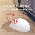 Water Leak Sensor Alarm Temperature Wireless Mini Flood Detector for ...