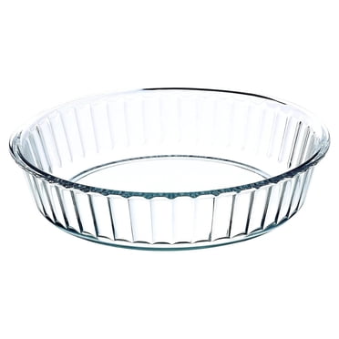 Pyrex Basics 9.5 inch Round Glass Pie Plate - Walmart.com
