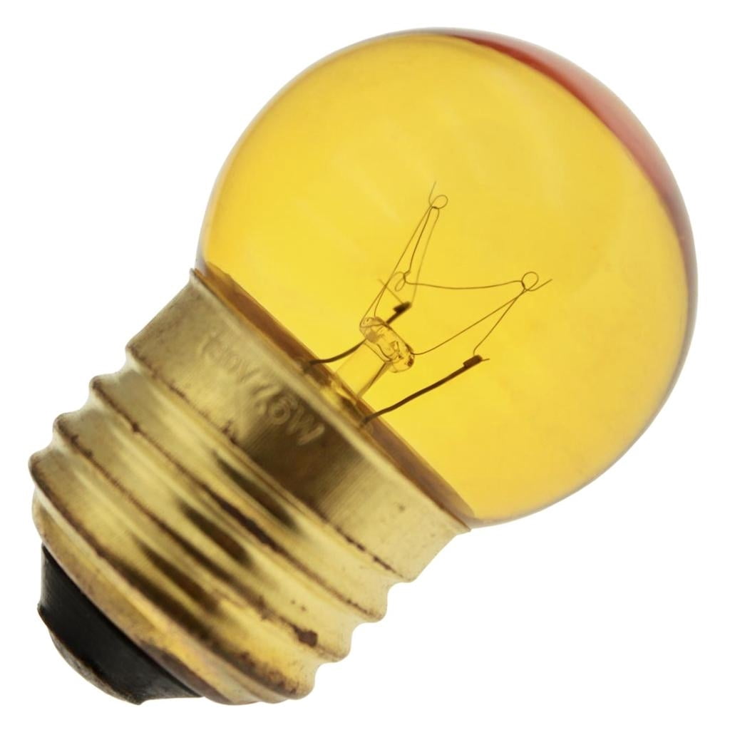 General 16240 - 7-1/2S/TY 7.5W TRANSP. YELLOW 16240ATR Standard Screw ...