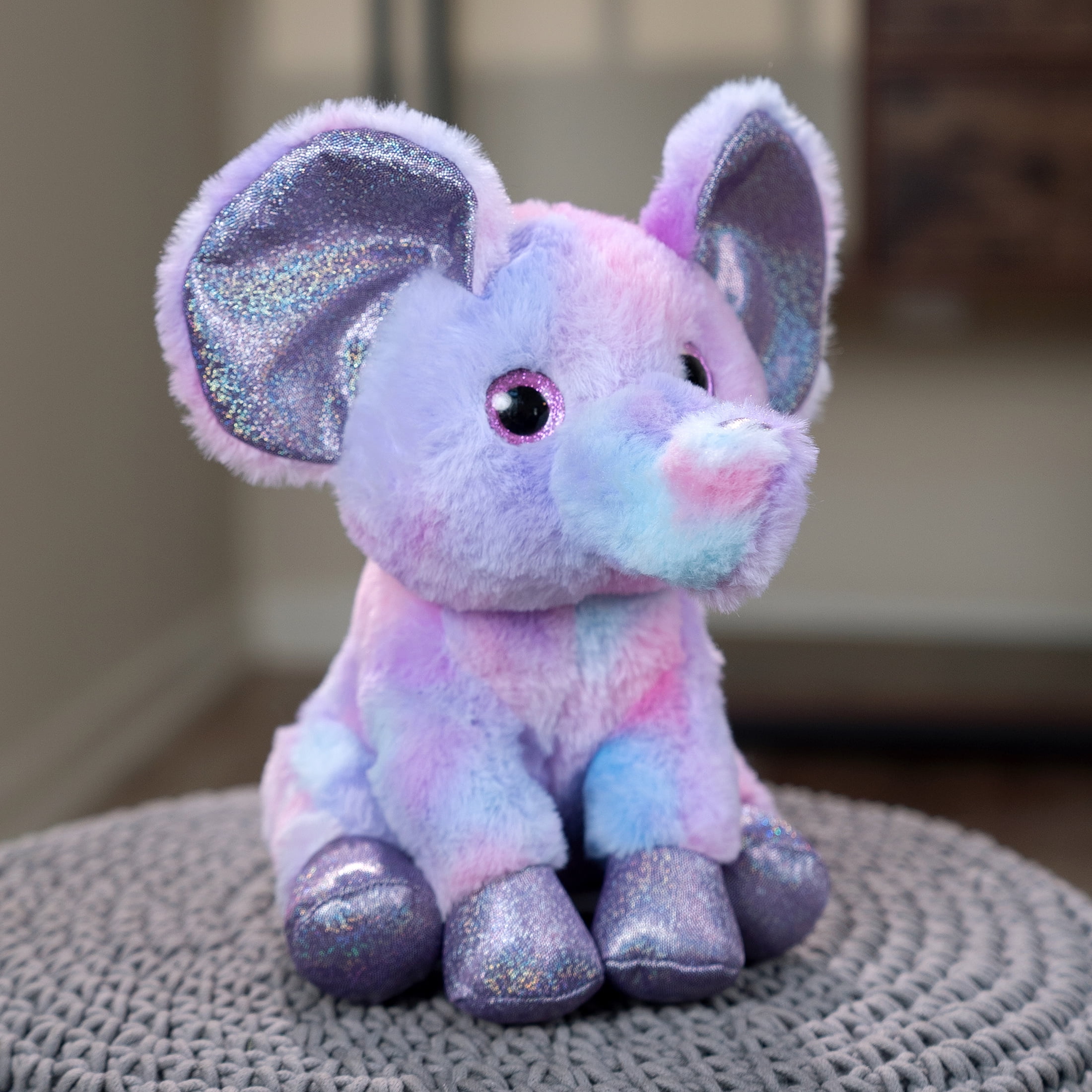 Spark. Create. Imagine. 9'' Purple Elephant Plush Toys - Walmart.com