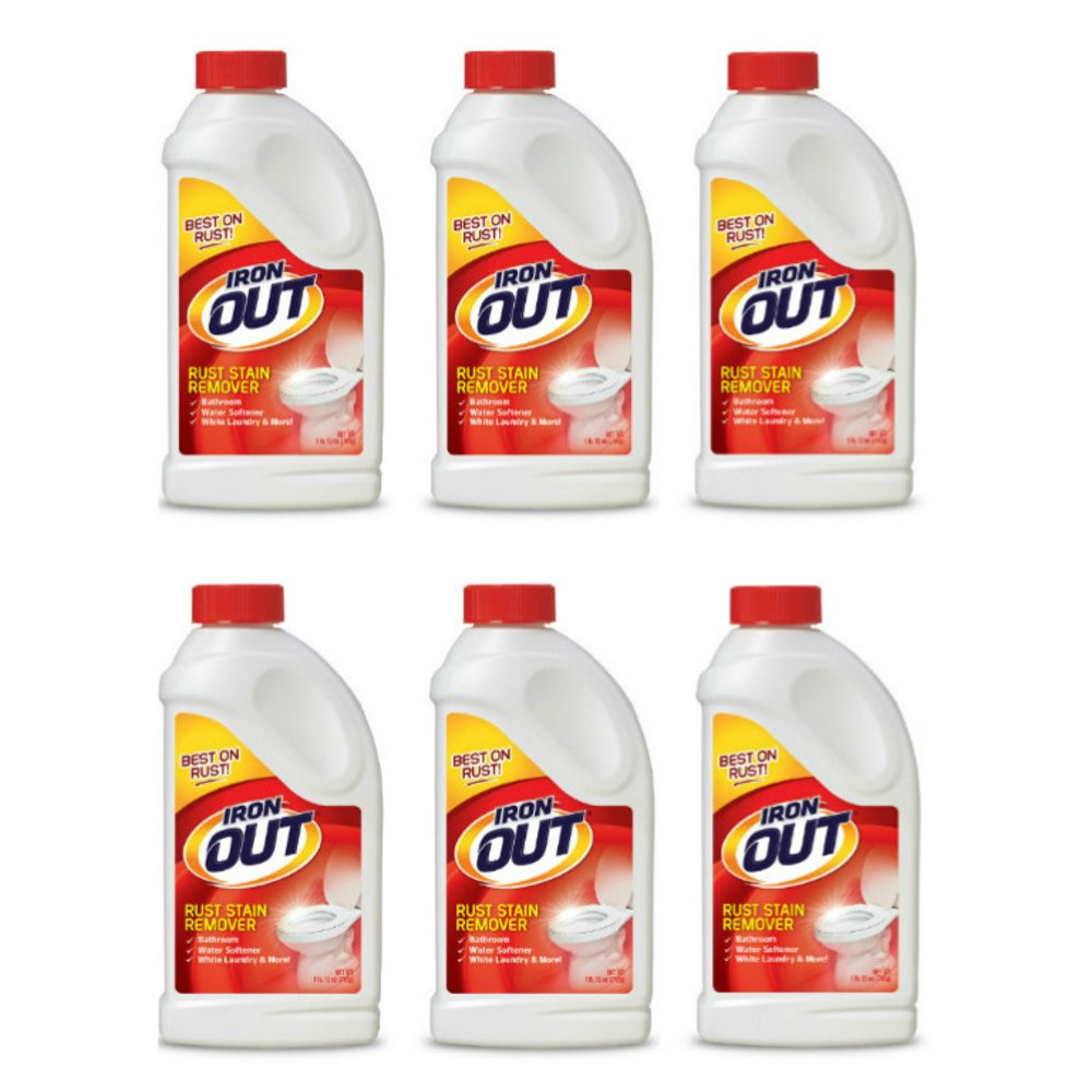 Iron OUT Rust Stain Remover Powder, 1 lb 12 oz, 6 Bottles - Walmart.com ...