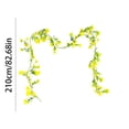 210cm Artificial Flower Vine Garland, Fake Floral Vines for Staircase ...