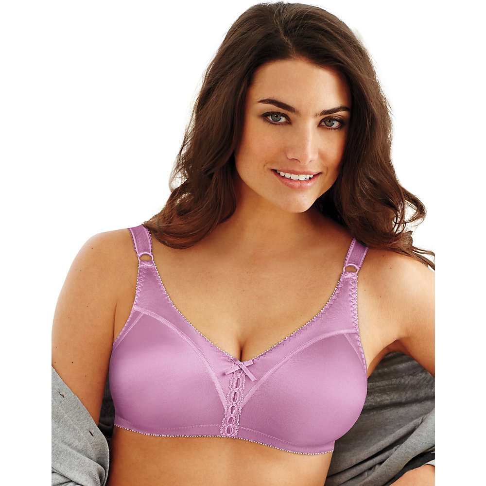 Bali Bali Double Support Wirefree Bra Color Pink Quartz Size