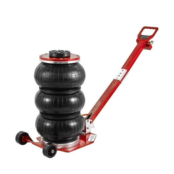 3 Ton Triple Bag Air Jack 6600 lbs Lift with 6 Steel Pipes 17.7 Inch ...