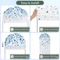 Blue Polka Dot Arch Backdrop Cover 6.6x3.3 Ft, Spandex Wedding Arch ...