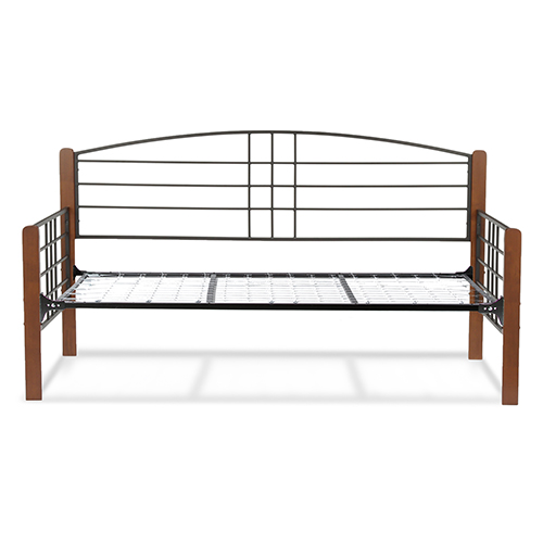 Dayton Complete Metal Daybed with Link Spring Support Frame and Arched ...