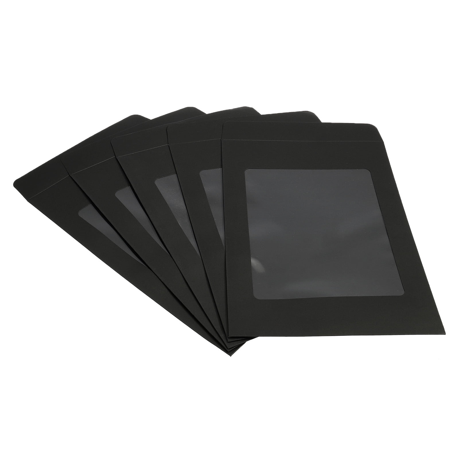 Uxcell A4 Clear Single Sided Mailing Photos Full Face Window Envelopes ...