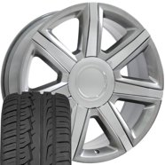 OE Wheels 20 inch Black 5652 Rims & Goodyear Tires Set Fit Specific GM ...