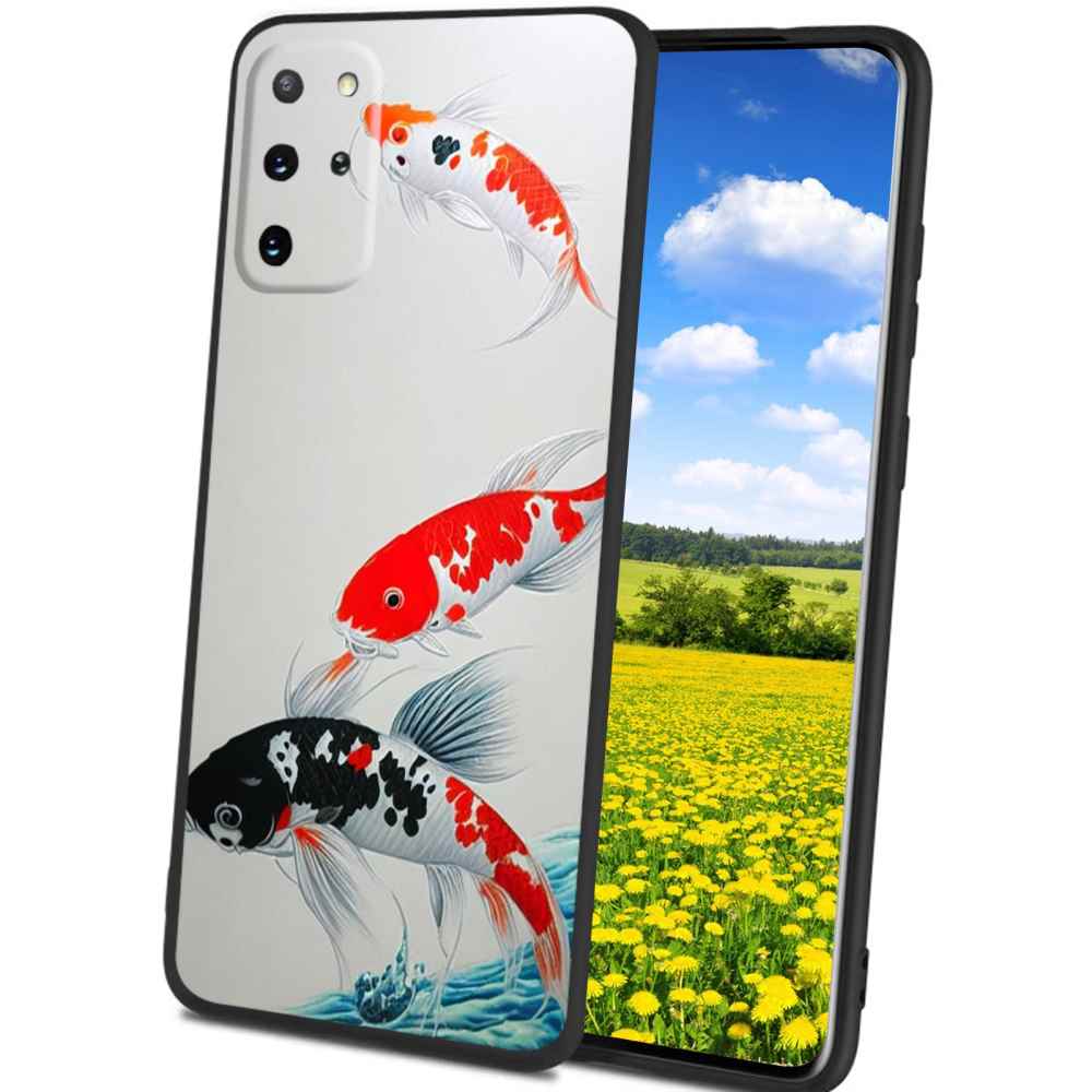 Compatible with Samsung Galaxy S20+ Plus Phone Case, Lucky-Koi-Fish-13 ...