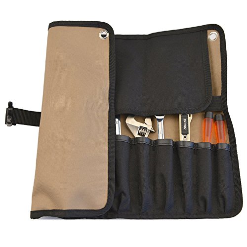 BES CHAN FASITE 10 Pockets Roll Up Tool Pouch Wrench Pouch Organizer ...
