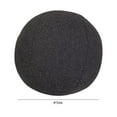 Pemberly Row Transitional Accent Black Finish Boucle 9" Pillow ...