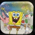 SpongeBob SquarePants Large Paper Plates, 9"x9" (8ct) - Birthday Party ...