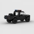 MOC Police Car SWAT Pickup Truck Classical Off-road Vehicle Brick Model ...