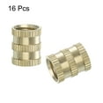 Knurled Insert Nuts, 16Pack M8 x 12mm(L) x 10mm(OD) Thread Printing ...