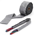 Ciwanning Snap Closures Electrical Wire Sleeve PVC Cable Protectors for ...