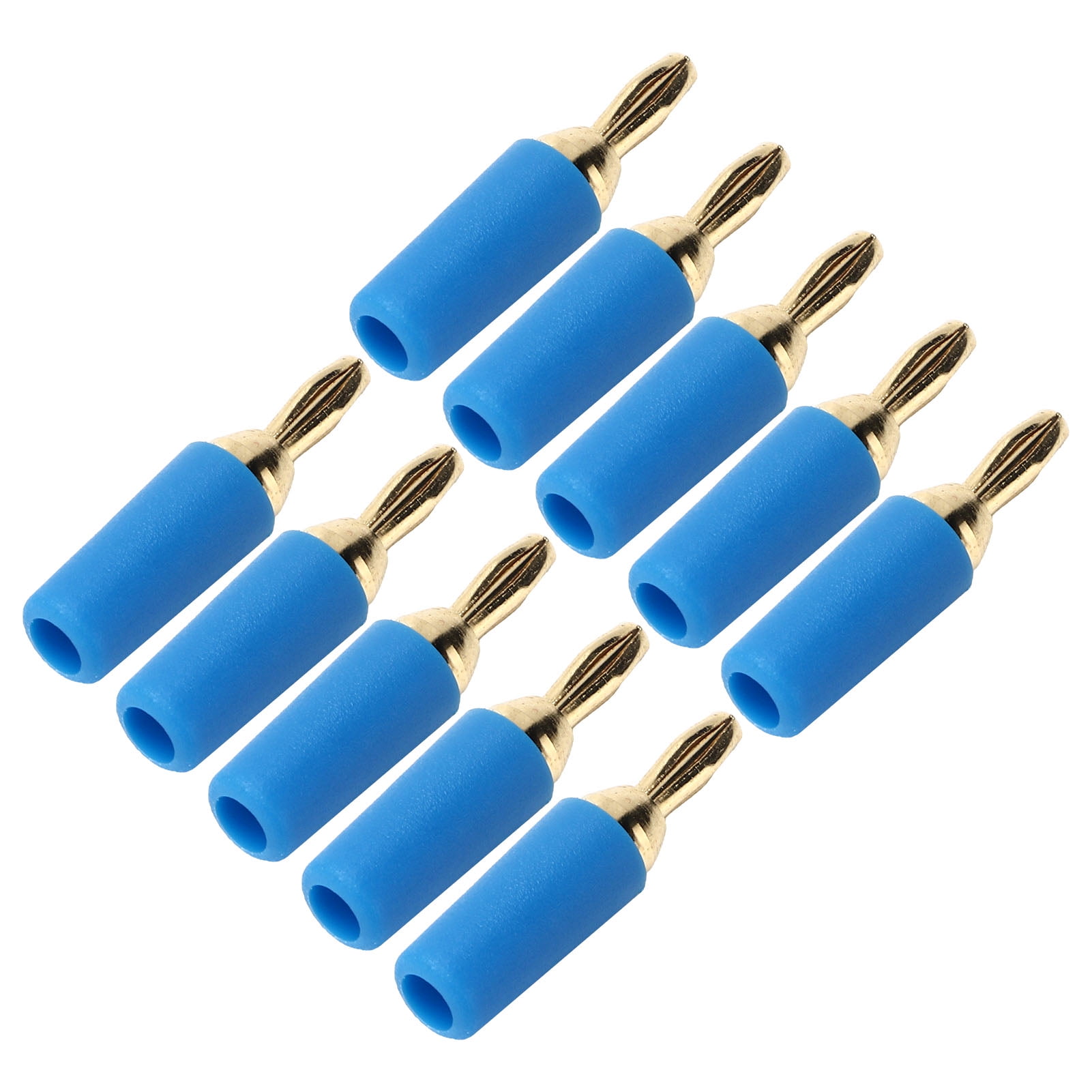 Conector banana macho Jadeshay 10 Piezas 2,5 mm Latón chapado en oro ...