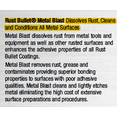 Rust Bullet - Metal Blast Metal Cleaner Rust Dissolver and Rust Remover ...
