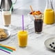 Comfy Package 10” Disposable Straws Drinking Plastic Straw Bulk Pack ...
