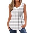 BVOFAR Striped Tank Tops for Women Sleeveless Flowy Boho Top Loose Fit ...