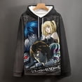 Death N0-te Hoodie Costume Cosplay Sweatshirt Sweater 3D Novelty Hooded ...