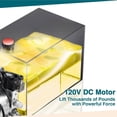 12V DC Hydraulic Pump Power Unit, Double Acting,10 Quart Metal ...