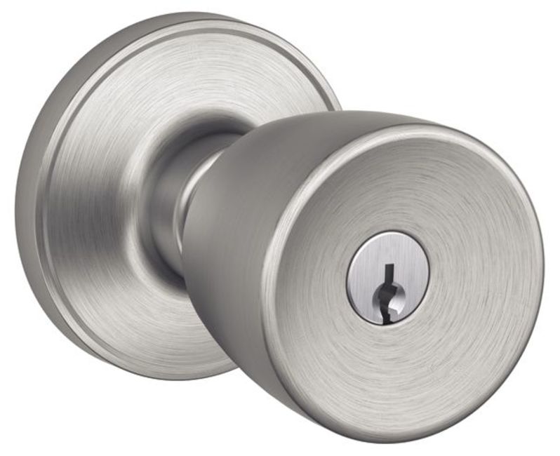 Dexter by Schlage J54BYR630 Byron Keyed Entry Knob, Satin Stainless ...