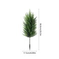 Artificial Topiary Tree Faux Potted Conifer Front Porch Outdoor Patio ...