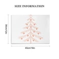 Chilfamy Coral Heart Christmas Tree Modern Wall Decor, Wall Art Canvas ...