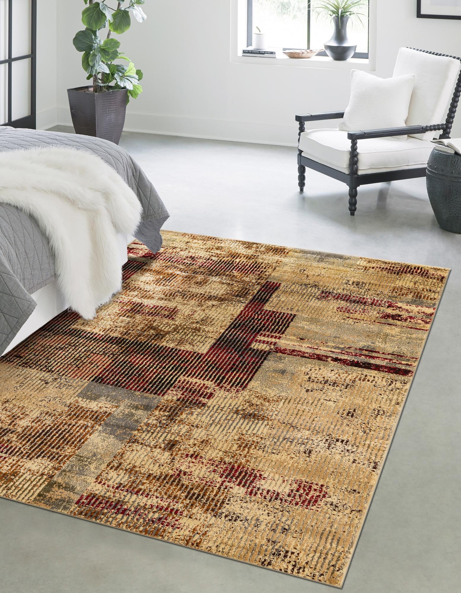 Rugs.com Saturn Collection Rug – 8' x 10' Multi Medium Rug Perfect For ...