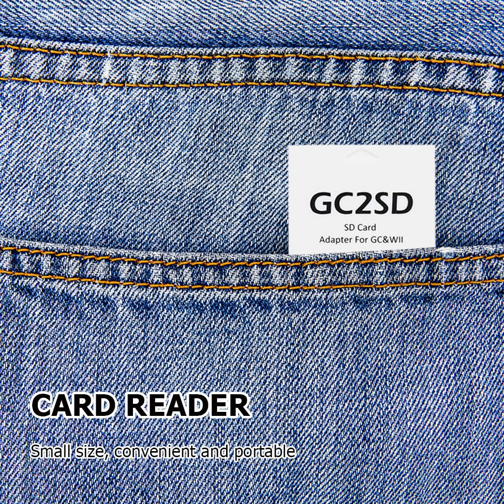 Card Slot Adapter for Micro SD Memory Card for GameCube Wii Game ...