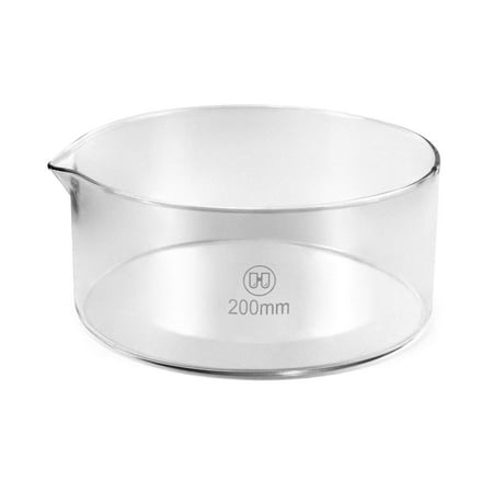 Dyfrio Glass Crystallizing Dish, Boroscilicate Glass Lab Dish with ...