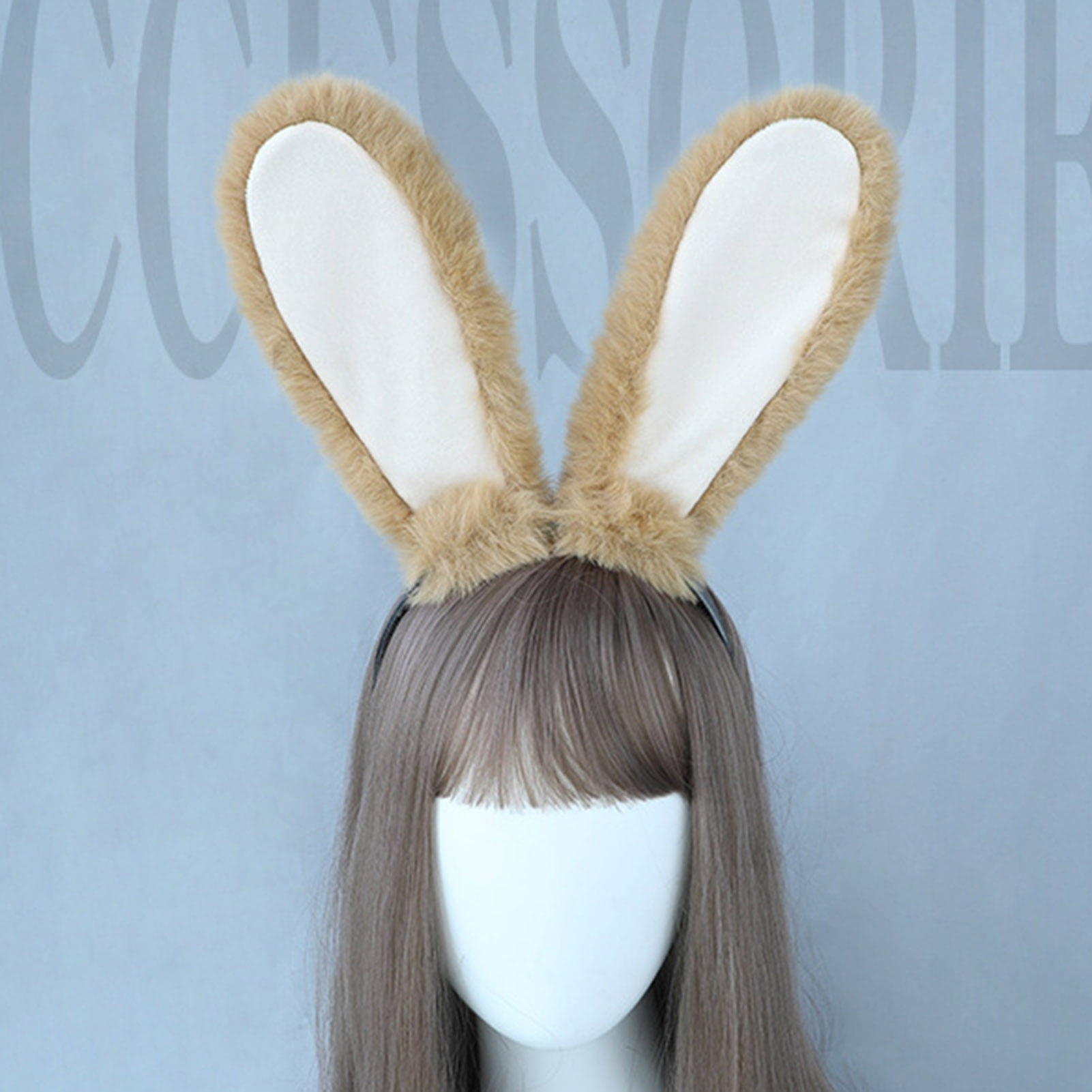 SSBSM Headband Hair Accessories Built-in Bracket Beautiful Long Animal ...