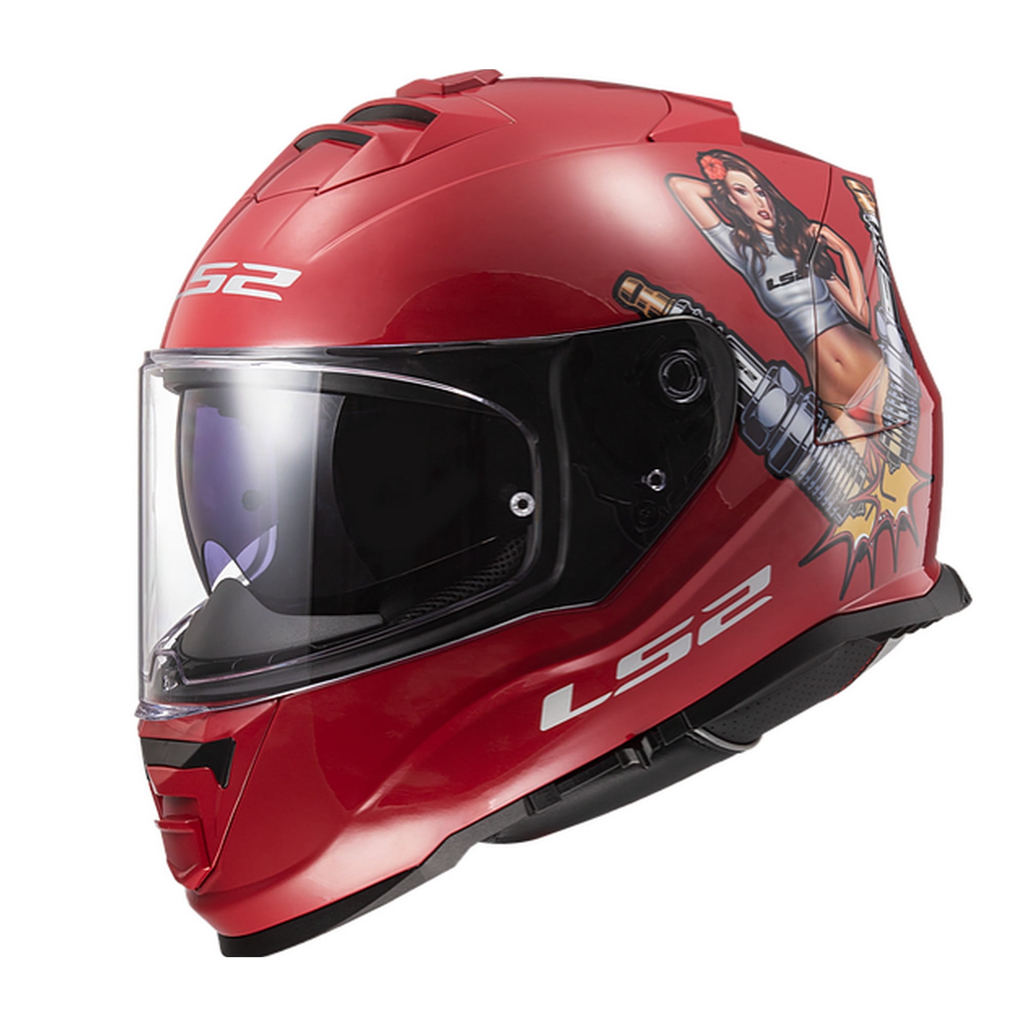 Ls2 Helmet Red