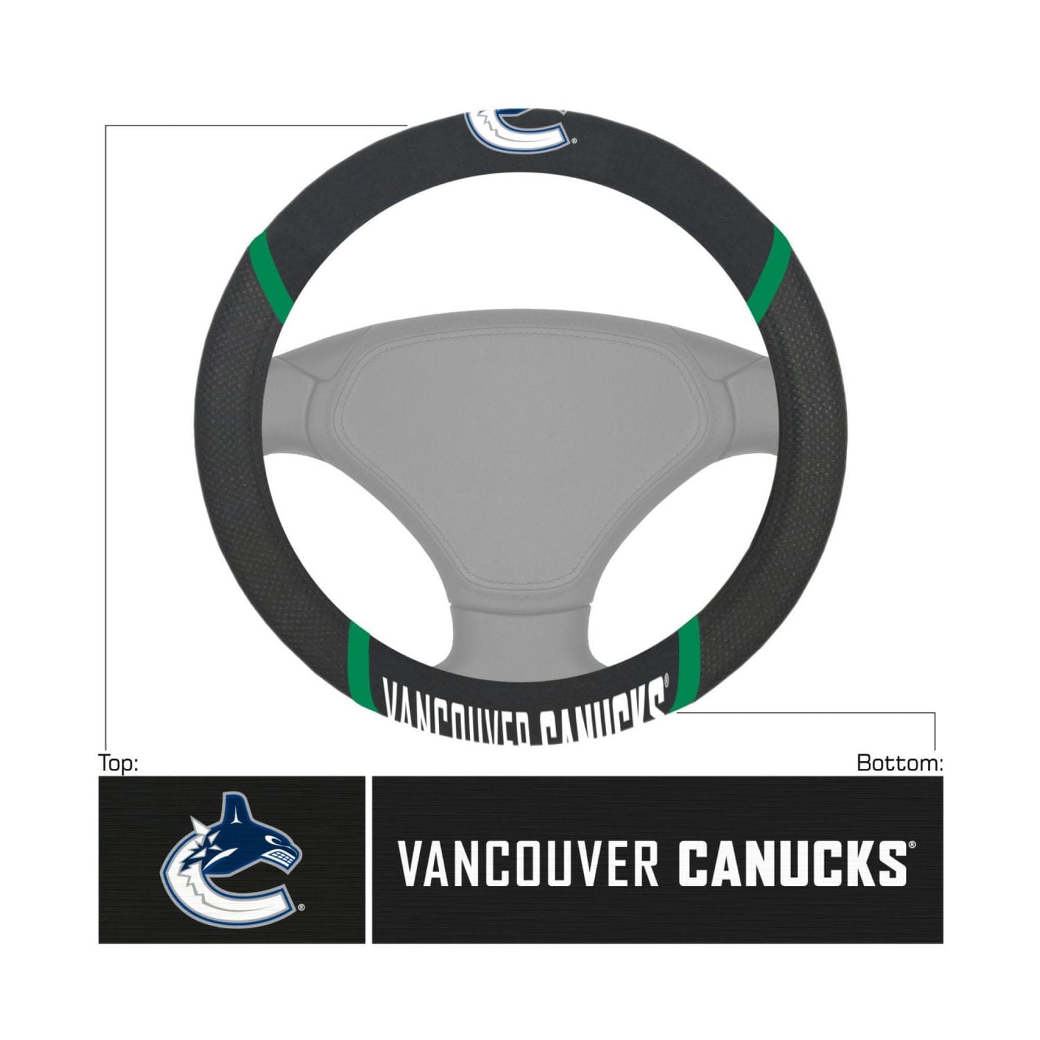 Click here for Fan Mats Nhl Vancouver Canucks Steering Wheel Cove... prices