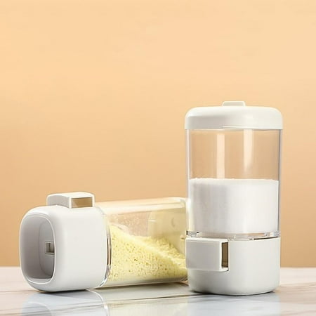 Kitchen Salt Control Bottle Press Type Quantitative Salt Shaker ...