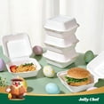 Clamshell Take Out Food Containers, [6 * 6" 200-Pack] To Go Containers ...