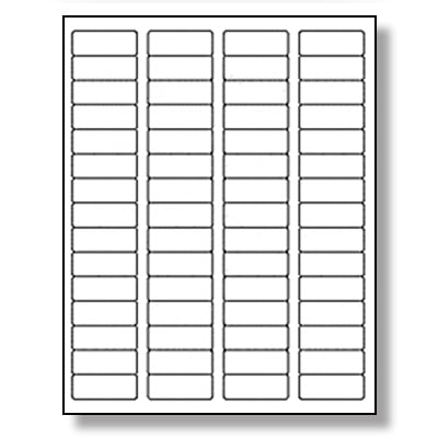 250 Sheets (15,000 Labels) White Multipurpose Labels, 2/3" x 1 3/4", 60 ...