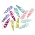 Scunci Girl Metal Snap Clip Hair Barrettes, Pastel Colors, 12 Ct ...