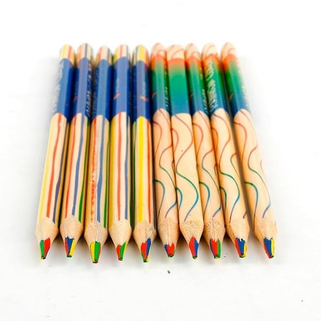 10 Rainbow Wooden Colored Pencils | Walmart Canada