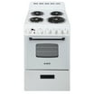 "Premium Levella Small Kitchen Stove, 20"" Freestanding Electric Range ...