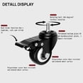 8-turn wheel set, 12 pcs 2-inch with double brake heavy-duty turn wheel ...