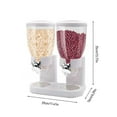 Countertop Indispensable Dual Control Cereal Dispenser, Plastic, Black ...